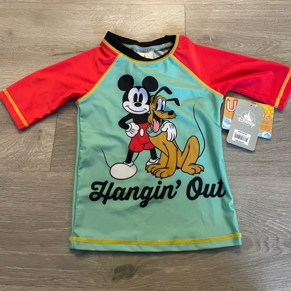 Disney | Swim | New Disney Boys Mickey Mouse Rash Guard | Poshmark